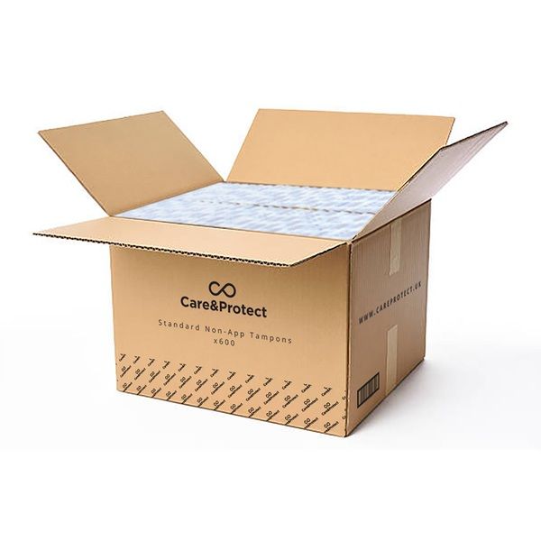Care & Protect Regular Tampon Bulk Case 600