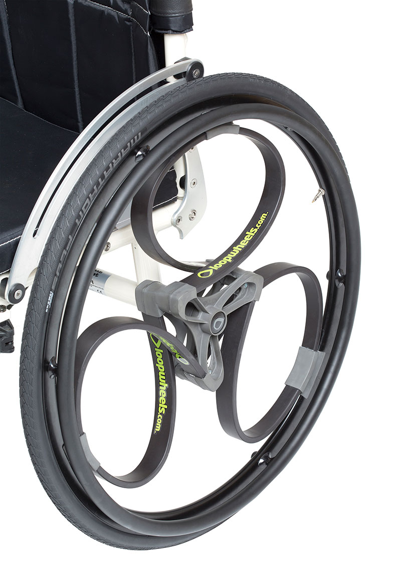 Wheelchair Suspension Wheels - with style and great design