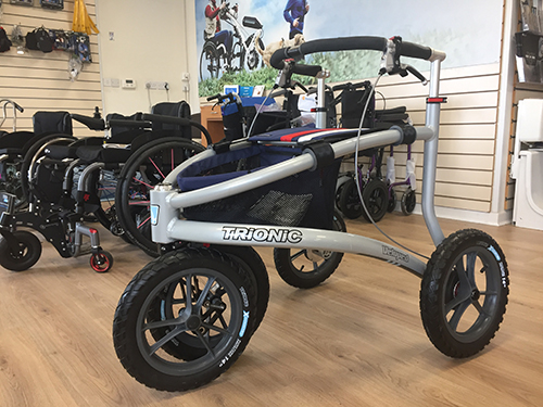 All terrain rollator for exercise – Trionic Veloped Sport Rollator ...